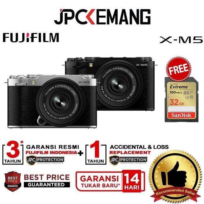 Jual Promo Fujifilm XM5 Kit 15-45mm f3.5-5.6 Mirrorless Camera Fuji X ...