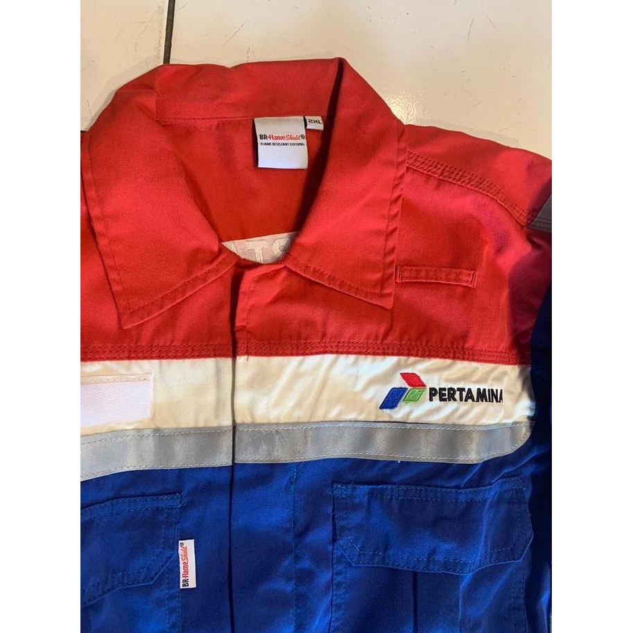 Jual Wearpack Pertamina Br-Flame Shield Ultra Coverall Pertamina Br ...