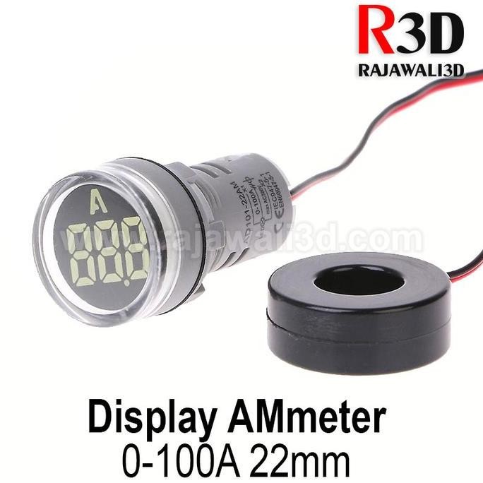 Jual Display Round AMmeter Digital Voltmeter Ammeter Volt Voltage ...
