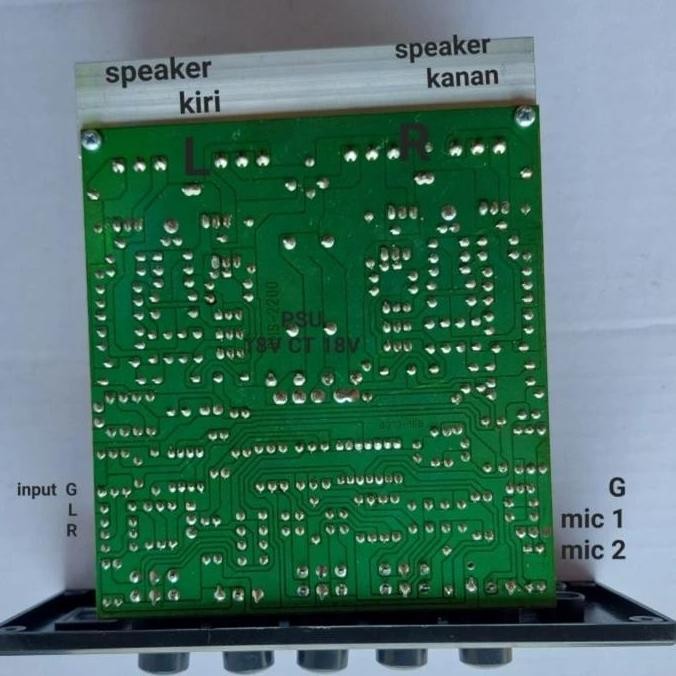 Jual ( DMS 2200 ) KIT PCB MODUL SPEAKER AKTIVE ACTIVE AKTIF STEREO MIC ...