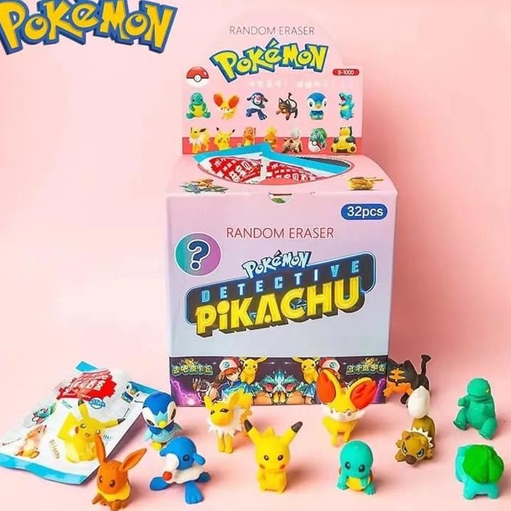 Jual Penghapus Misteri Sanrio Pokemon Sinchan Demon Slayer Penghapus ...