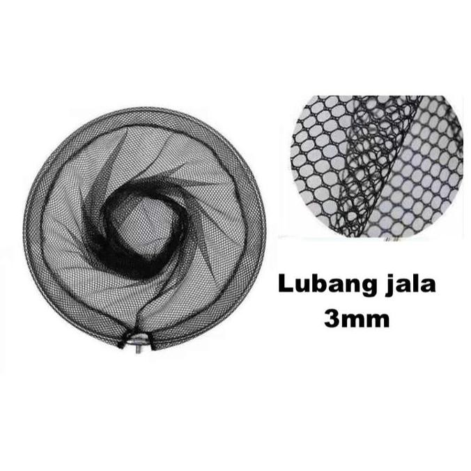Jual Kepala Serokan Pencedok Jala Jaring Bulat Tanggok Stik Diameter ...
