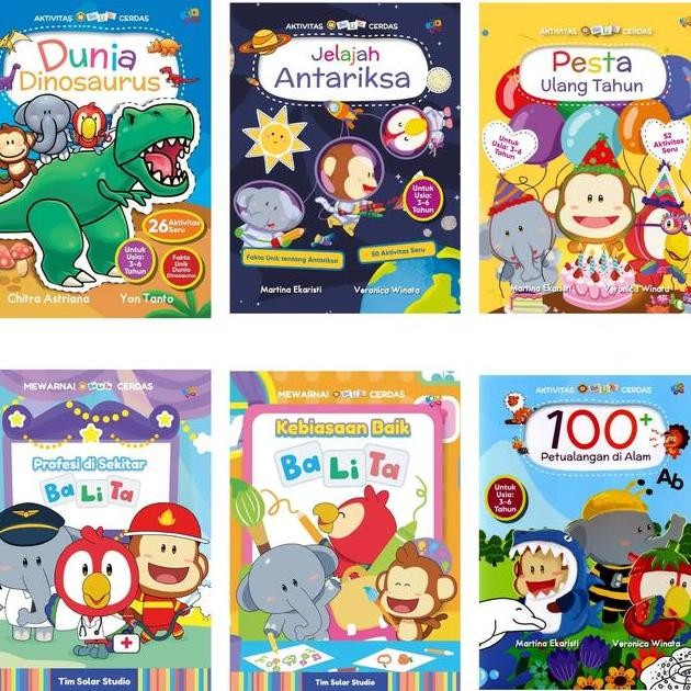 Jual Seri Judul Lengkap Buku Mewarnai Balita Ces Baba Lili Tata ...