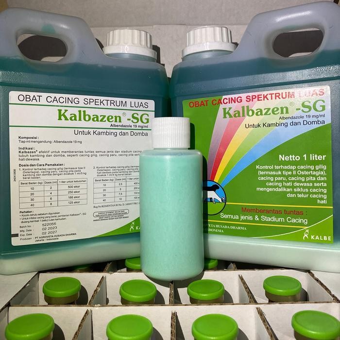 Jual Kalbazen Sg 100 Ml Obat Cacing Hewan Ternak | Shopee Indonesia