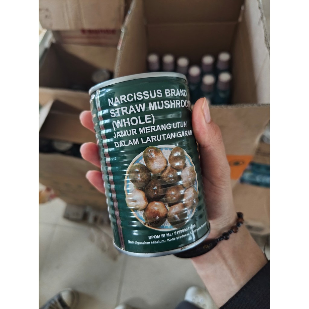 Jual NARCISSUS STRAW MUSHROOM (WHOLE) – Jamur Merang Utuh dalam Larutan ...