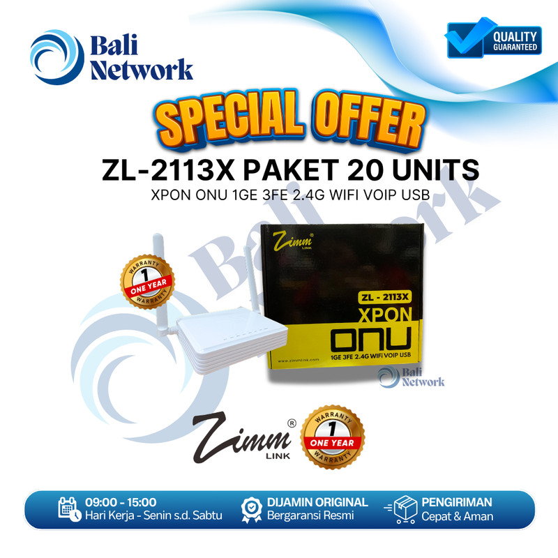 Jual ZIMMLINK XPON ONU ZL-2113X Support ONT EPON & GPON 1GE 3FE 2,4G ...
