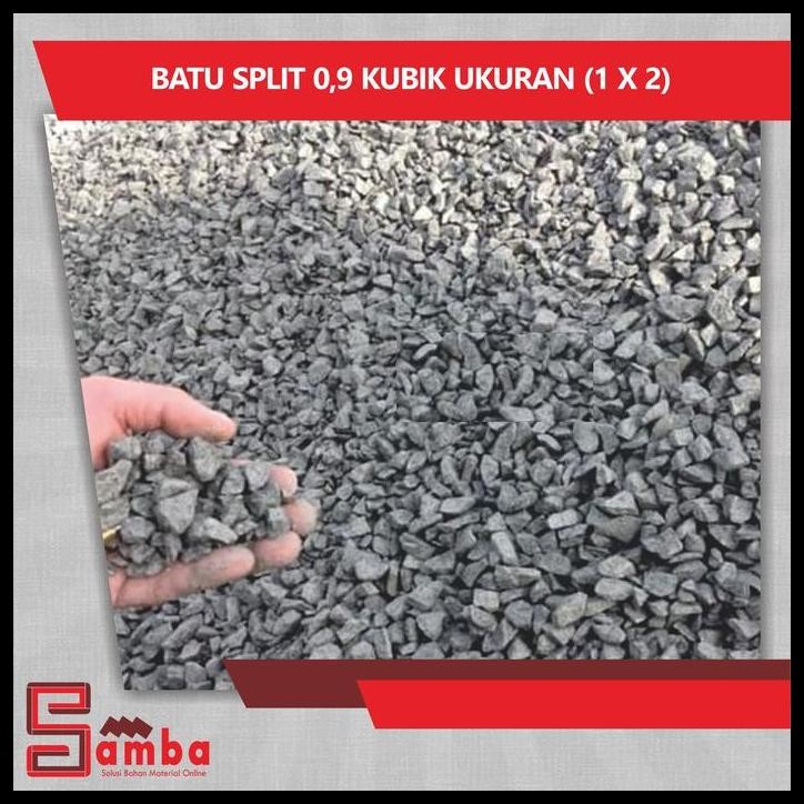 Jual TERBARU BATU SPLIT 0,9 KUBIK UKURAN (1 X 2) !!!!! | Shopee Indonesia