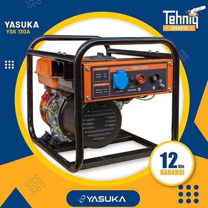 Jual Genset Listrik Yasuka Generator Ysk 130A (Genset + Las) | Shopee ...