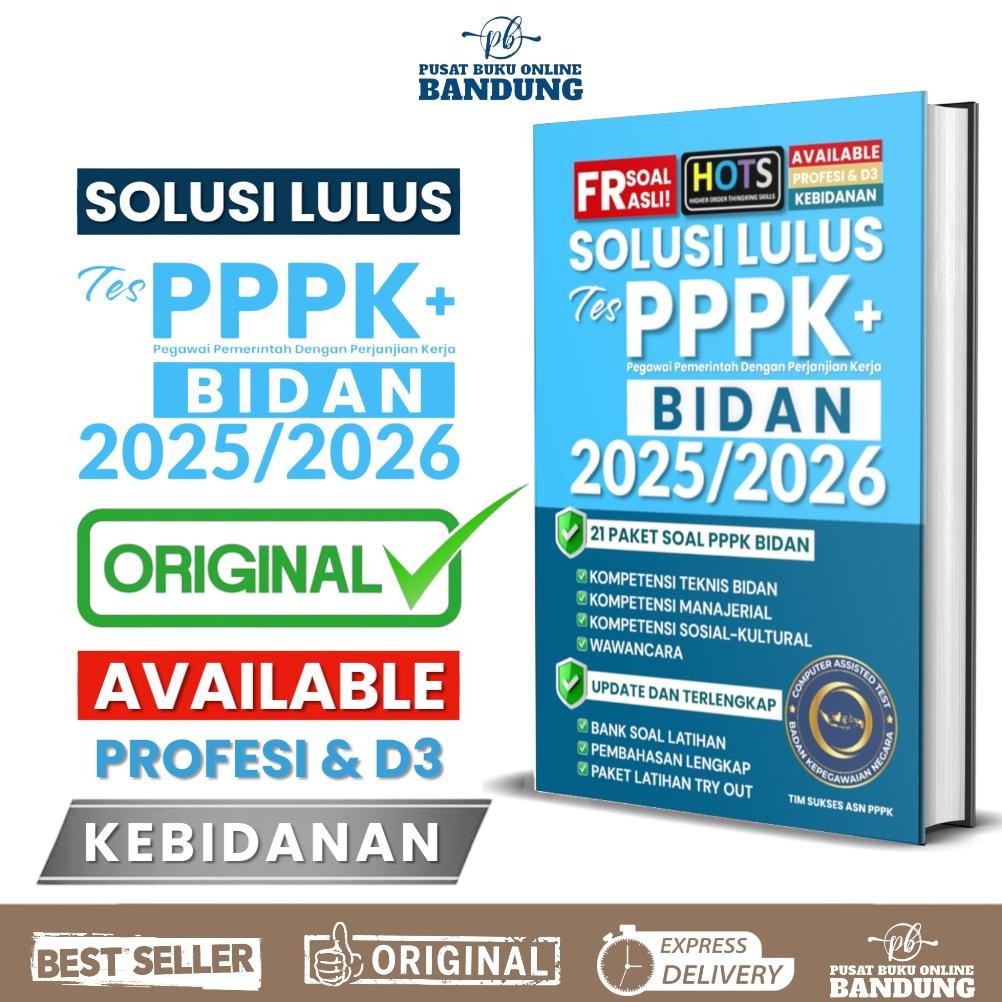 Jual BUKU PPPK BIDAN 2024/2025 PPPK BIDAN 2024 CPNS KEBIDANAN 2024 PPPK KEBIDANAN 2024 2025 DiM ...