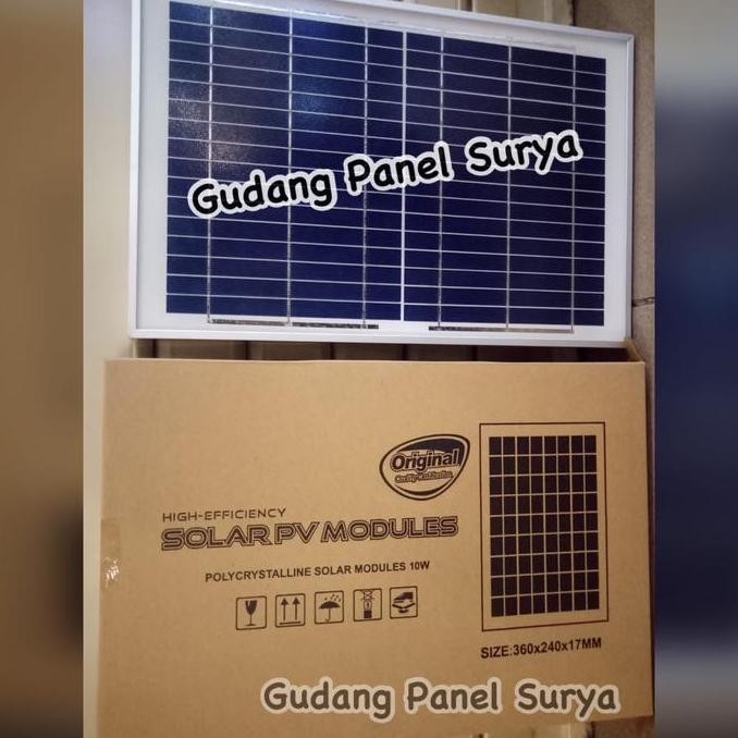 Jual Panel Surya Solar Panel Solarcell ST Solar STEC Module POLY 10WP ...