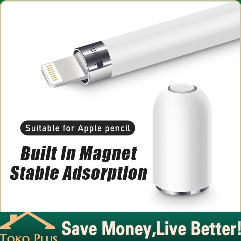Jual Apple Pencil Cap Magnetic--Replacement Cap For Apple Pencil Gen 1 ...