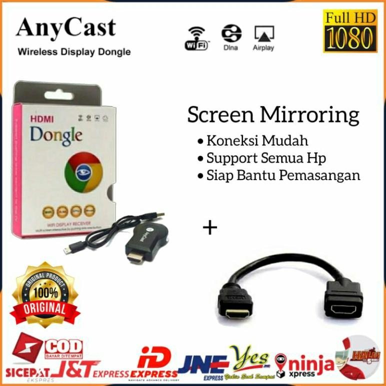 Jual [COD] ANYCAST DONGLE SCREEN MIRRORING / ALAT PENYAMBUNG HP KE TV ...