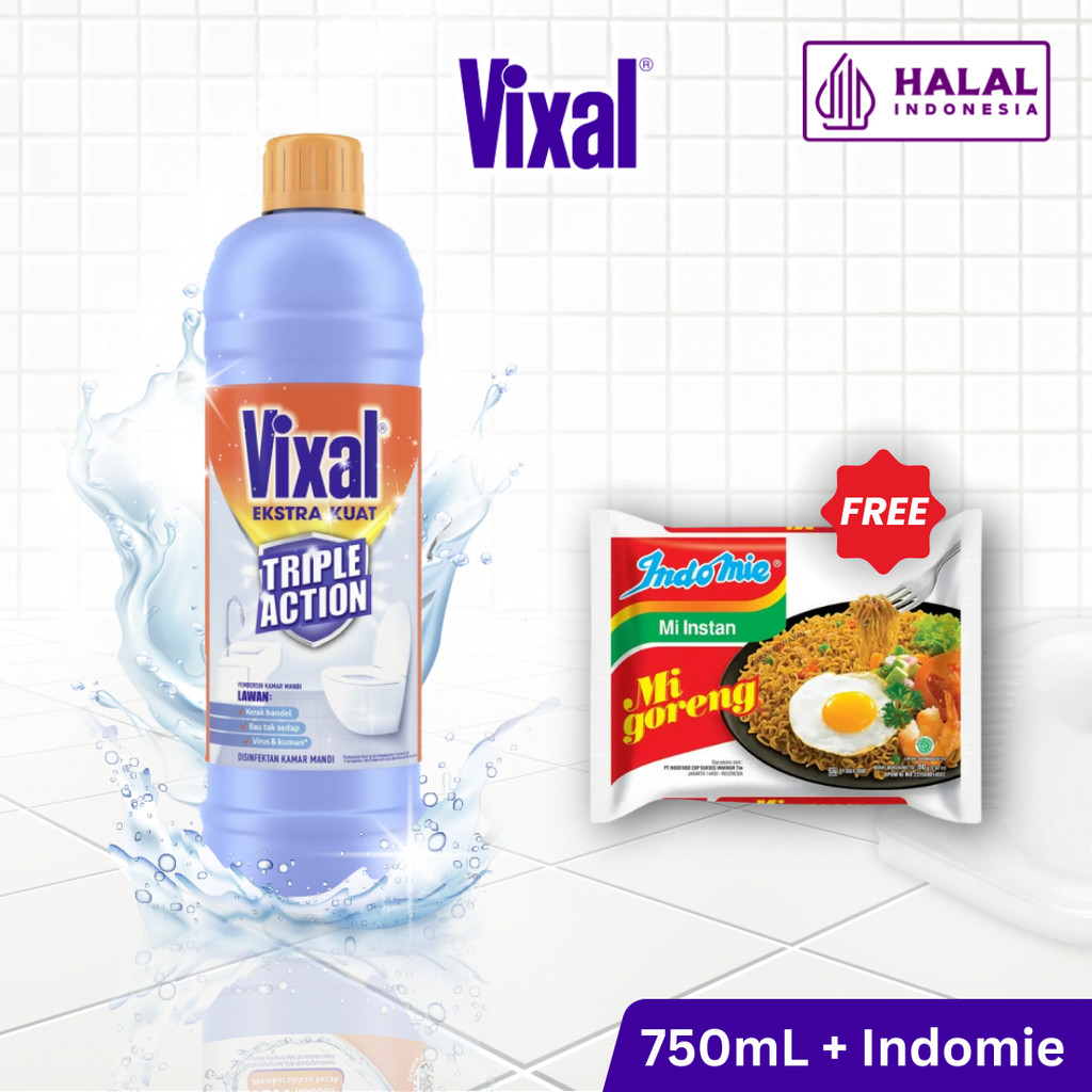Jual Beli 1 Vixal Ekstra Kuat 750mL GRATIS Indomie Goreng | Shopee ...