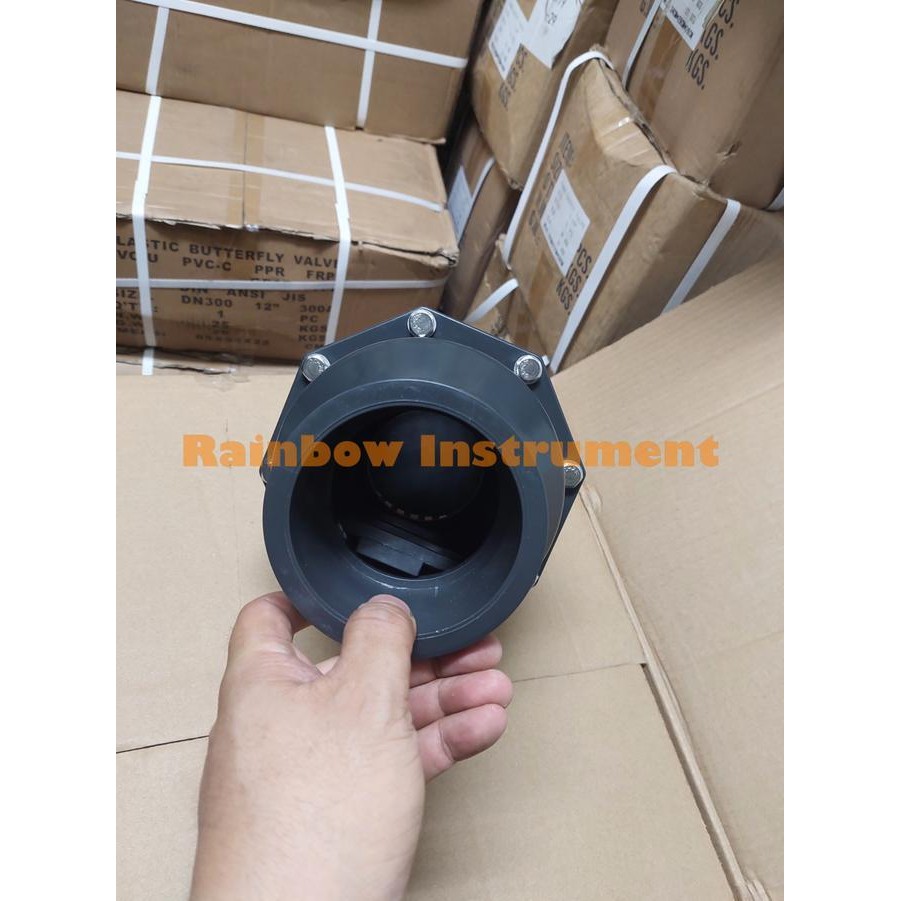 Jual Pvc Foot Valve 3 Inch 10K Jis / Swing Foot Valve Pvc / Klep Tabok Hisap 3" Socket Aw Polos ...