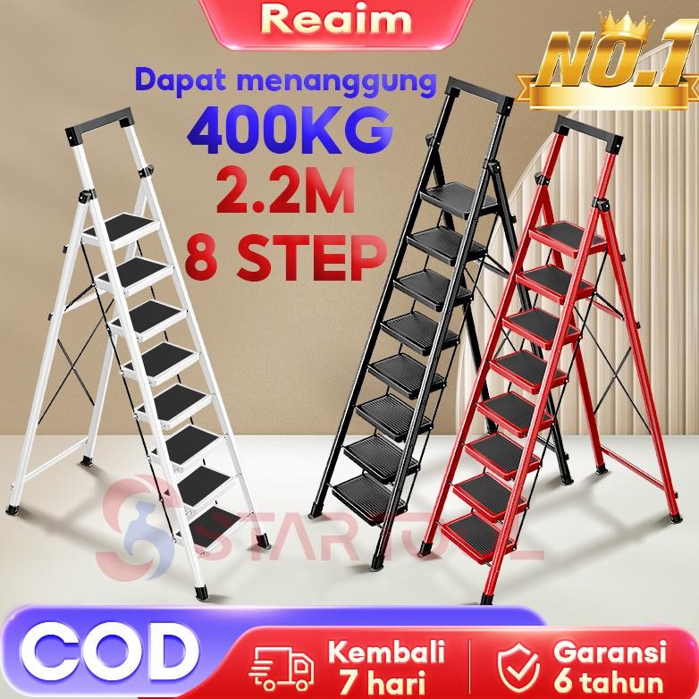 Jual Tangga 3/4/5/6 Step Tangga Lipat Multifungsi Lipat Tangga Besi Household Ladder Tangga ...
