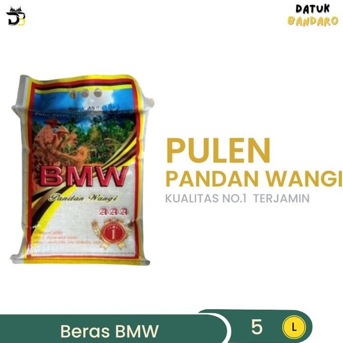 Jual BERAS PANDAN WANGI BMW 5 KG Beras AAA PREMIUM 5kg Food Nasi Putih ...
