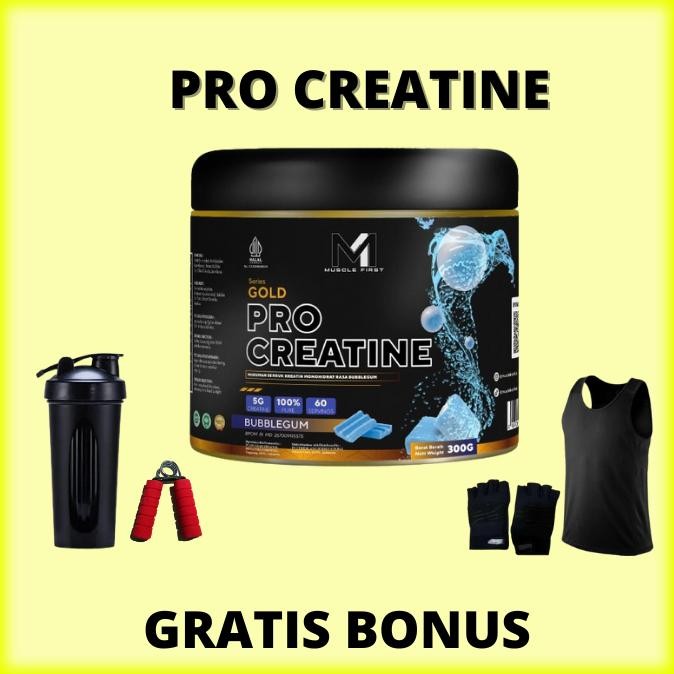 Jual M1 Muscle First Pro Gold Creatine 300 gram / MuscleFirst Creatine ...