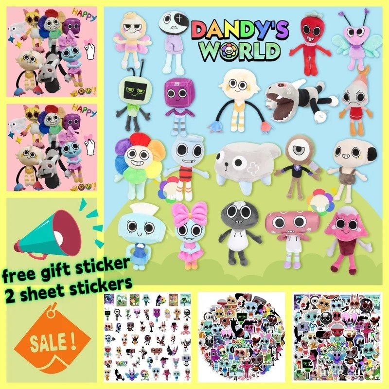 Jual New Dandy S World Plush Toy Cute Dandy Scrap Stuffed Horror Game