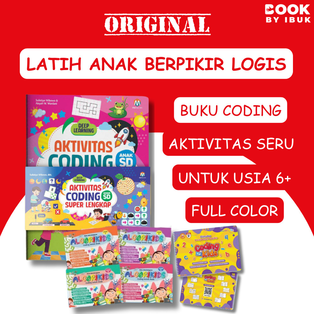 Jual Coding Super Lengkap, Coding For Kids, Algorikids, Buku Aktivitas [Bacaan Media] | Shopee ...