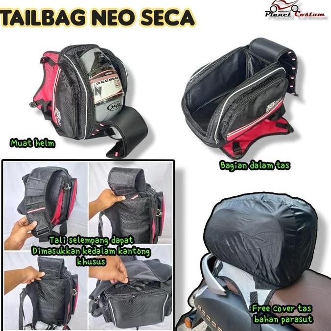 Jual Pctl1 Neo Seca Tas Helm Tailbag Tankbag Neo Seca Multifungsi Muat ...