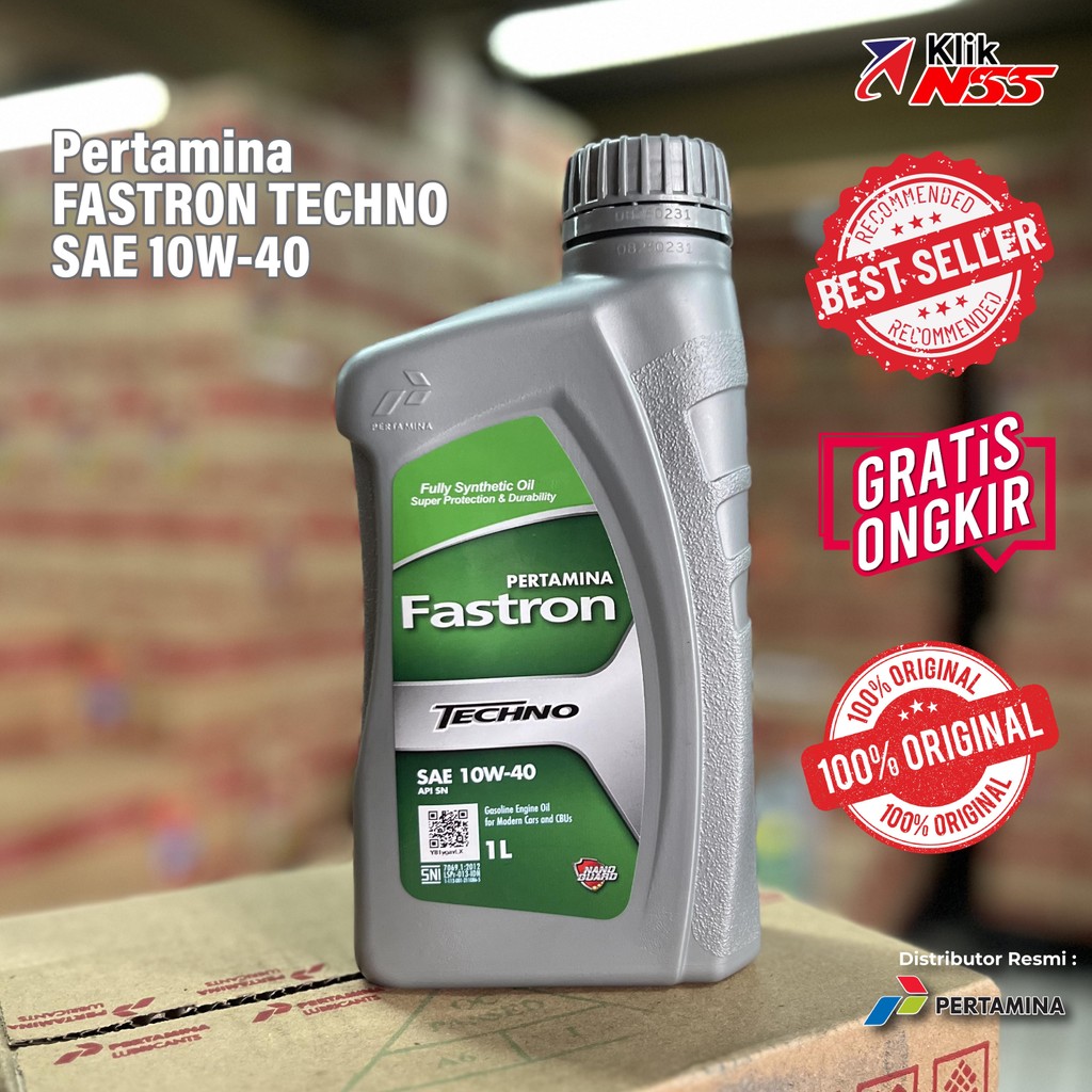 Jual Oli Mobil Pertamina FASTRON TECHNO 10W-40 1L | A070209918 | Shopee ...