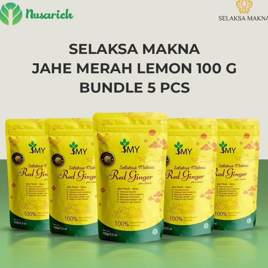 Jual Selaksa Makna Jahe Merah Lemon Paket 5 | Shopee Indonesia