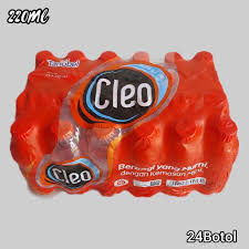 Jual Cleo Air Mineral Ukuran 220 ml 1 Krat Isi 24 Botol | Shopee Indonesia