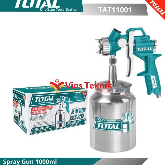 Jual Air Spray Gun Tabung Bawah 1000ml Alat Semprot Cat TOTAL TAT11001 ...