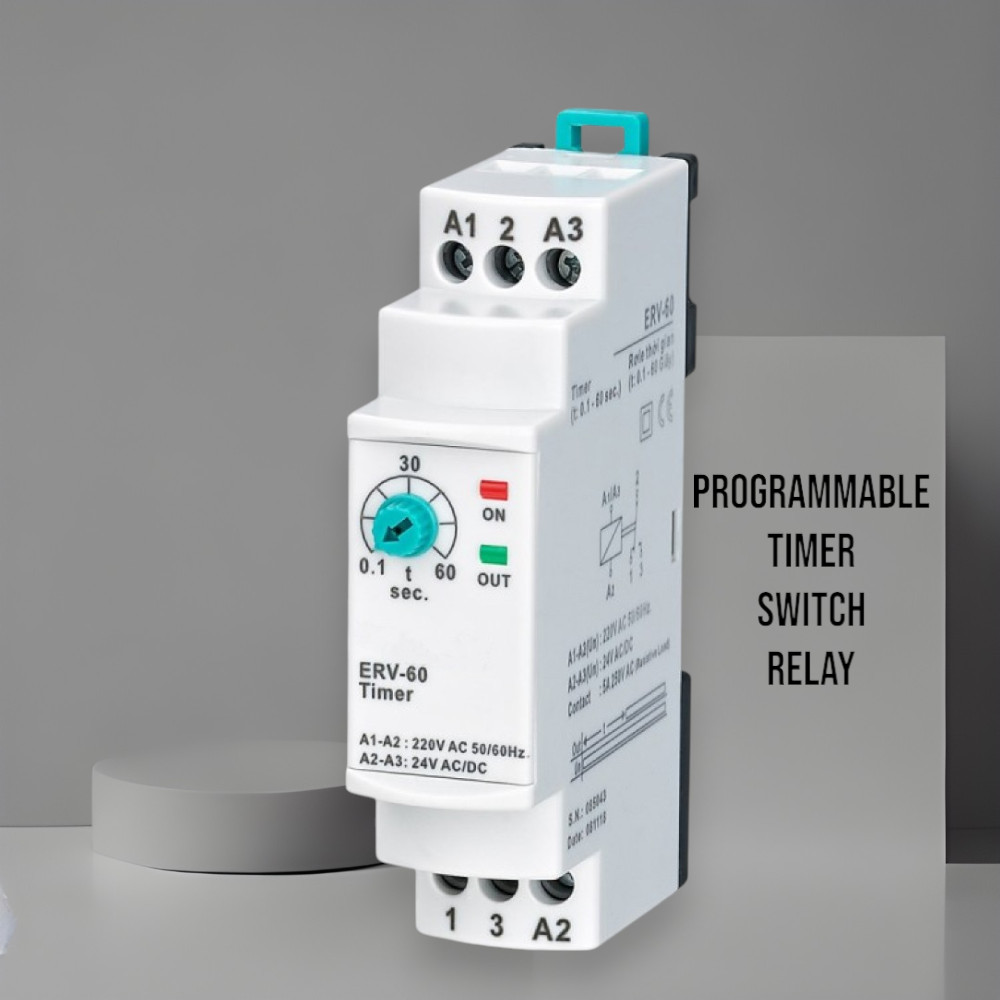 Jual Samhwa Programmable Timer Switch Relay 260V - ERV-60 Original 99 ...