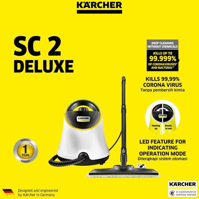 Jual Karcher SC 2 Deluxe EasyFix Premium 1500 Watt Steam Cleaner (White ...