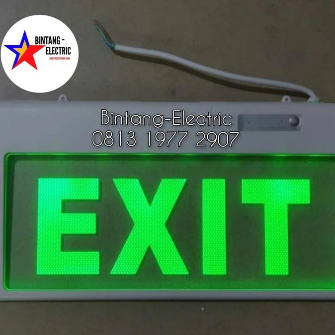 Jual Lampu Petunjuk Exit / Lampu Sign / Lampu Exit Led Tipe Tulisan ...