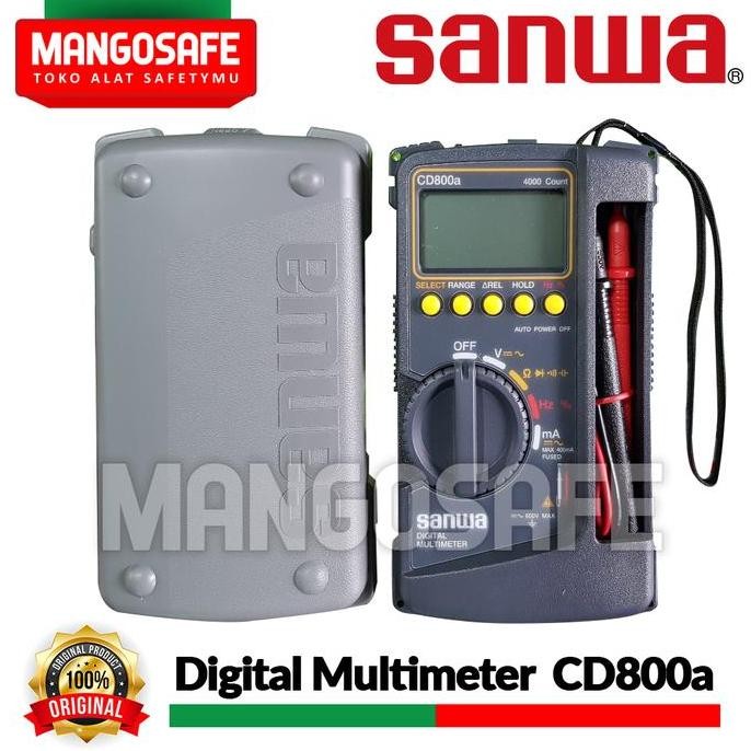 Jual HARGA DISC - SANWA Digital Multimeter Multitester Avometer CD800a ...