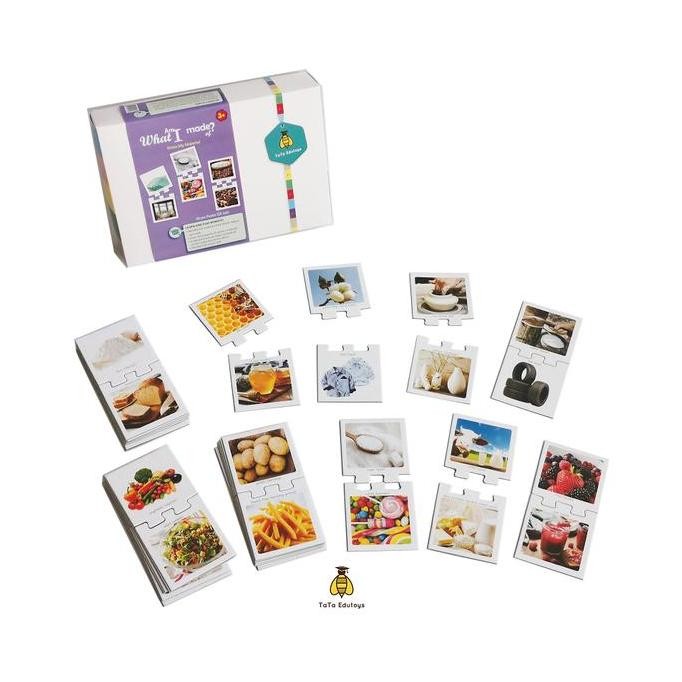 Jual Original Puzzle Edukasi Montessori What Am I Made Of | Mainan Tata ...