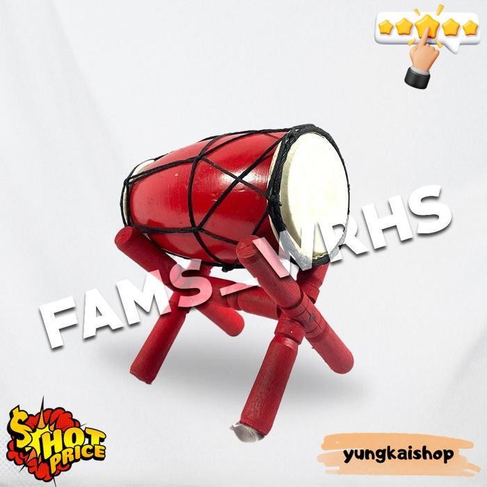 Jual Fams Wrhs Gendang Mainan Anak Gendang Jawa Alat Musik Tradisional ...