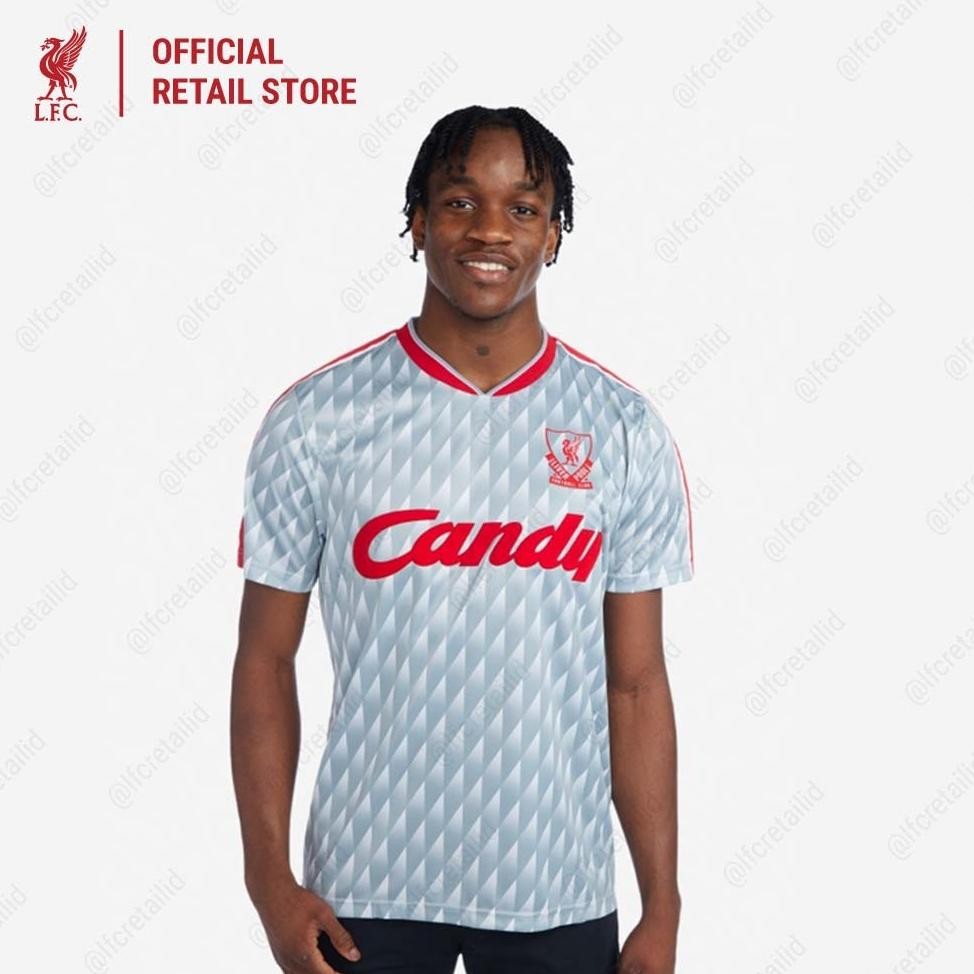Jual Liverpool FC Lfc Adult Retro 89-91 Candy Away Shirt Men - Official ...