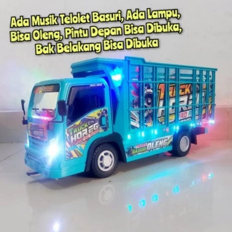 Jual Pl30 Mainan Dump Truk Pasir Basuri Telolet Jumbo - Mobil Mobilan ...