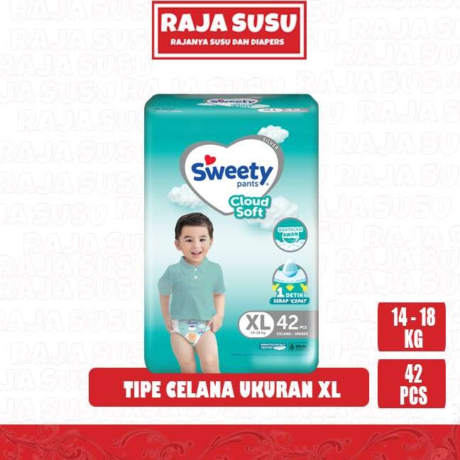 Jual SWEETY SILVER XL42 - RAJA SUSU | Shopee Indonesia
