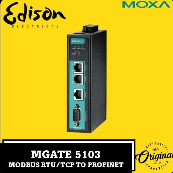 Jual MOXA Mgate 5103 1-port Modbus RTU/TCP/EtherNet/IP-to-PROFINET ...