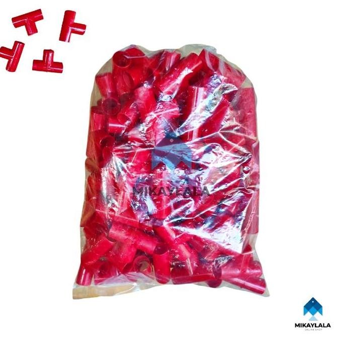 Jual Bst Ready ( Per Pack Keni T Merah ) Keni T Pipa Merah 5/8 Cabang ...