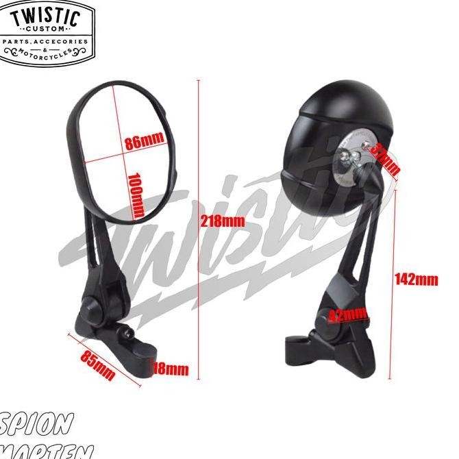 Jual Spion Marten Motor W175 XSR 155 MT 15 MT 25 NMAX XMAX PCX ADV ...