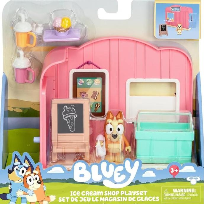 Jual Bluey : Ice Cream Shop Playset moose figure original | Shopee ...