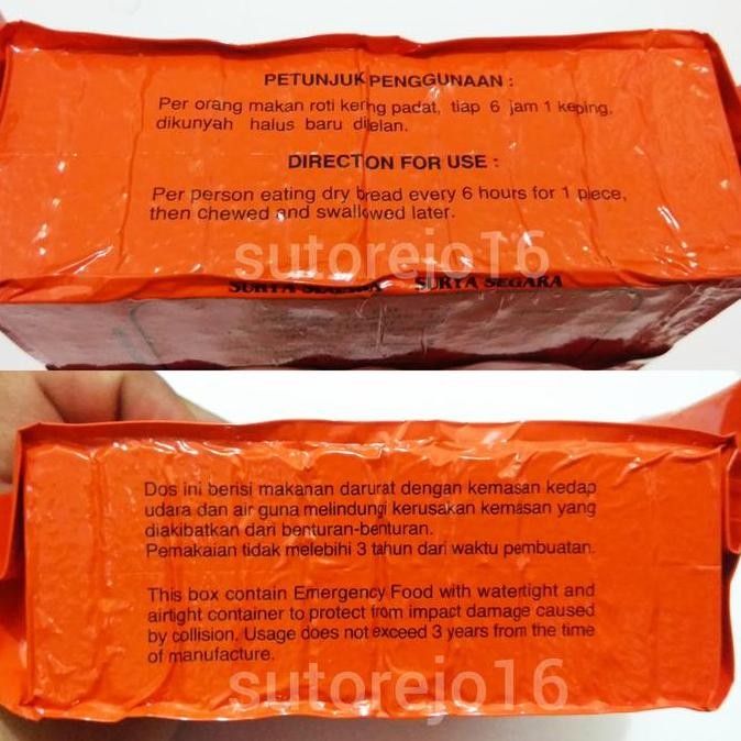 Jual ransum food ration makanan darurat biscuit kapal sekoci mre RANSUM ...