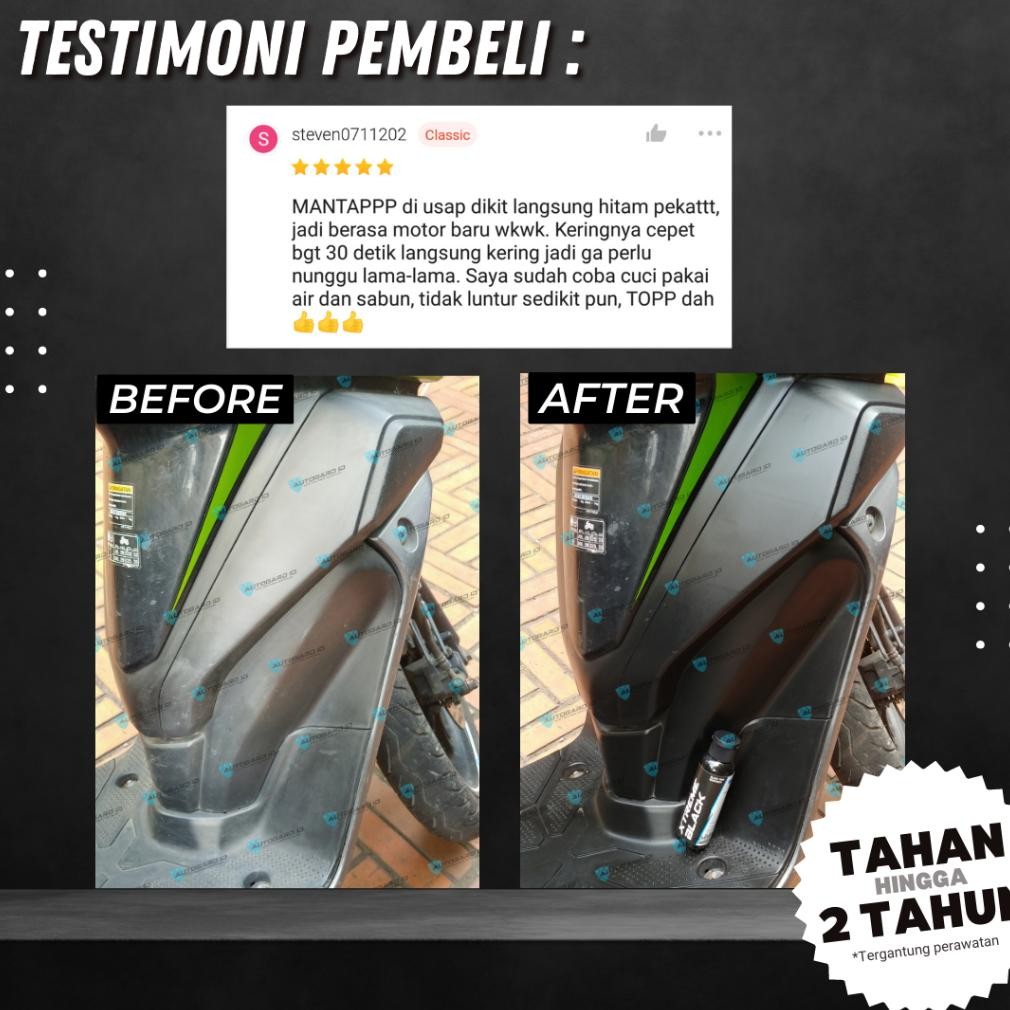 Jual ryu-56 Terbaru Penghitam body motor Permanent XTREME BLACK ...