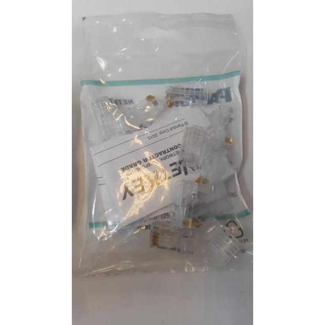 Jual PANDUIT NETKEY NKPLG-X RJ45 cat5e/cat6 @100bh modular plug panduit ...