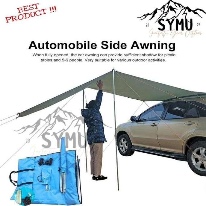 Jual PAKET TENDA AWNING MOBIL 3X4 M CAMPERVAN CAMPING - PAKET AWNING ...