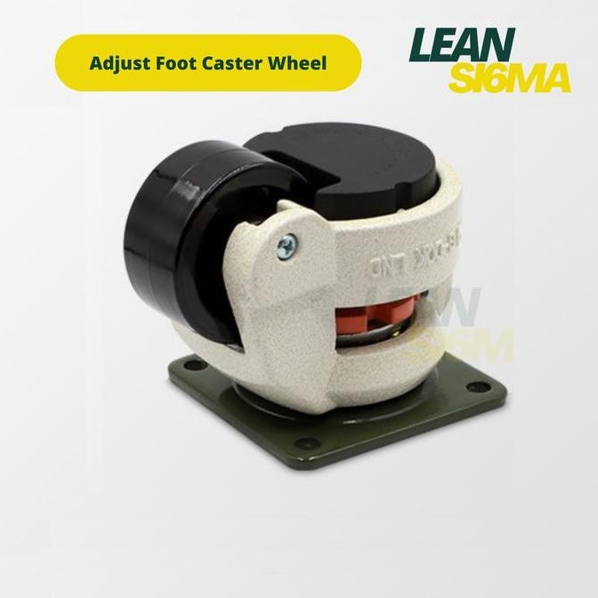 Jual CASTOR WHEEL WITH LEVELING MOUNTS SWIVEL TYPE RODA KASTOR ...