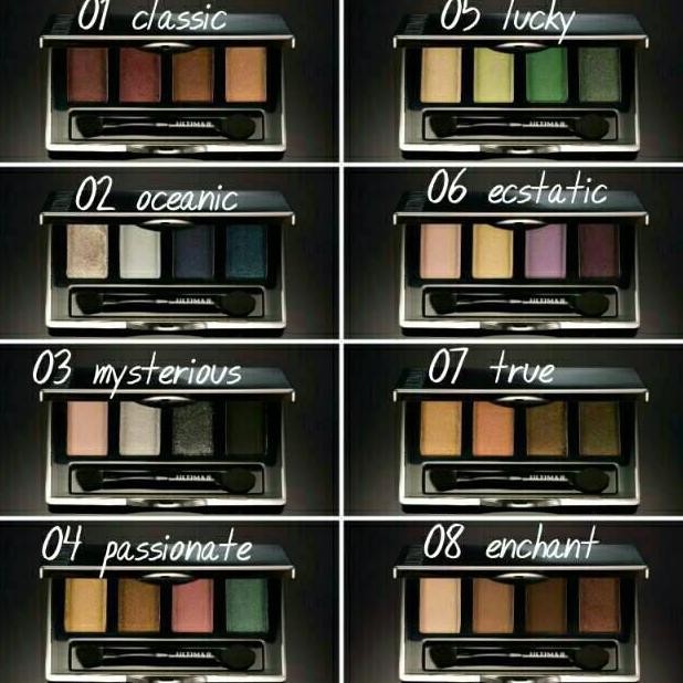 Jual BEBAS ONGKIR - Ultima ii wonderwear eye posh colour quad | Shopee ...