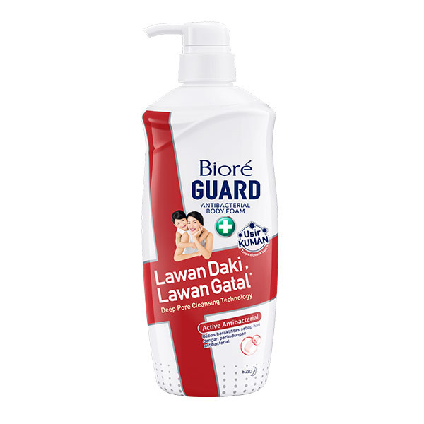 Jual BIORE BF ACTIVE ANTIBACTERIAL PUMP 550ML | Shopee Indonesia