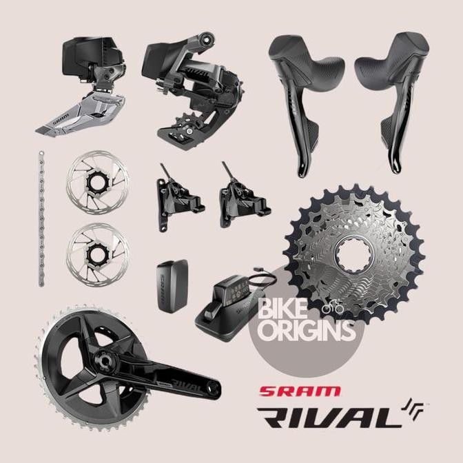 Jual Groupset SRAM Rival eTap AXS DB 12 Speed Non Power Meter | Shopee ...