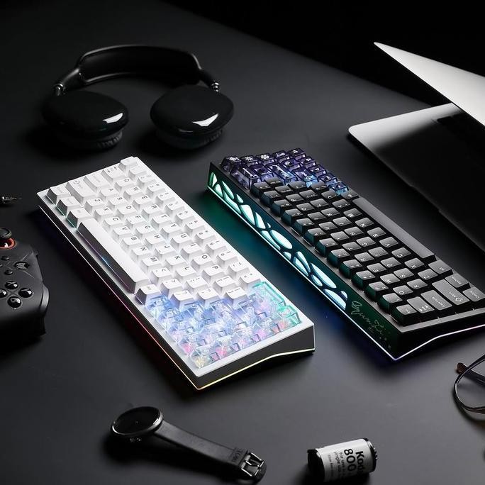 Jual Yunzii AL65 / AL-65 Custom Hollow Wireless Mechanical Keyboard ...